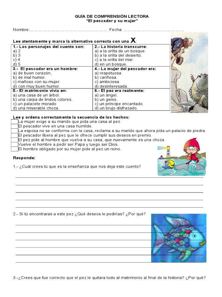 El Pescador y Su Mujer | PDF