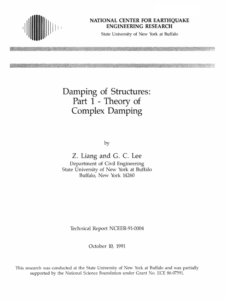Damping of Structures | PDF | Eigenvalues And Eigenvectors | Matrix (Mathematics)