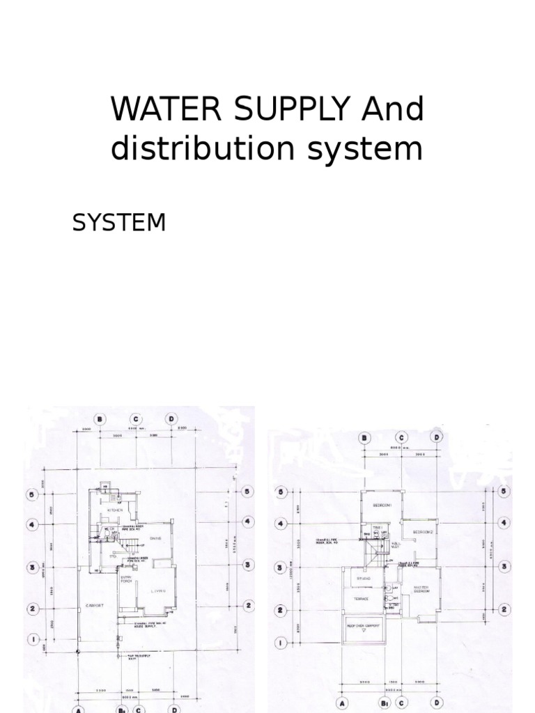 Water Supply and Distribution System | PDF | Tap (Valve) | Pump