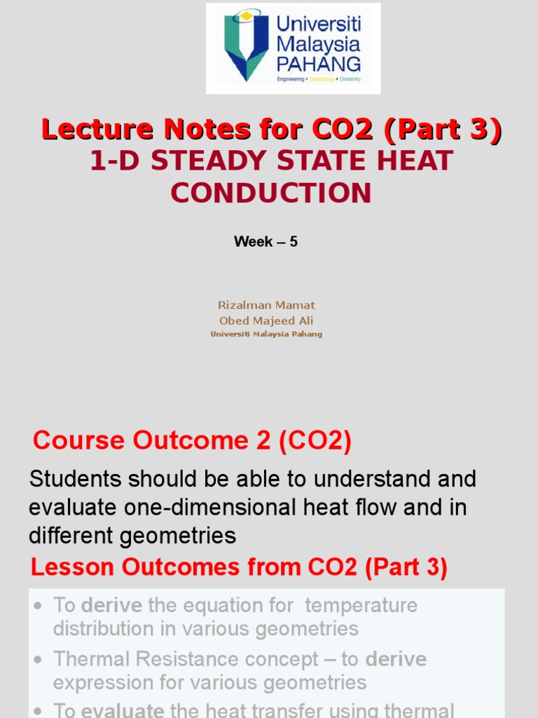 Week 5 Heat Transfer Lecture | PDF | Heat Transfer | Thermal Insulation