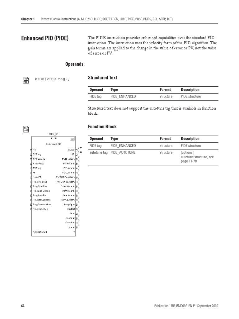 Enhanced PIDE Instruction Overview | PDF | Electrical Engineering ...