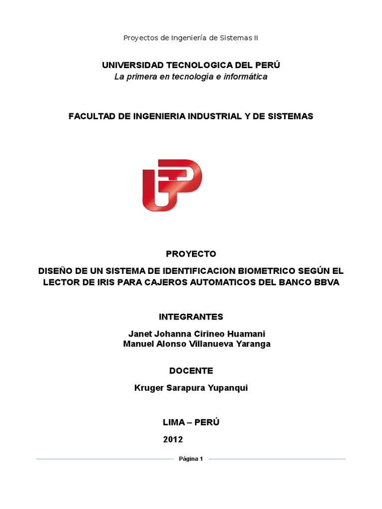 Ejemplo Proyecto Biometria | PDF | Biometría | Emv