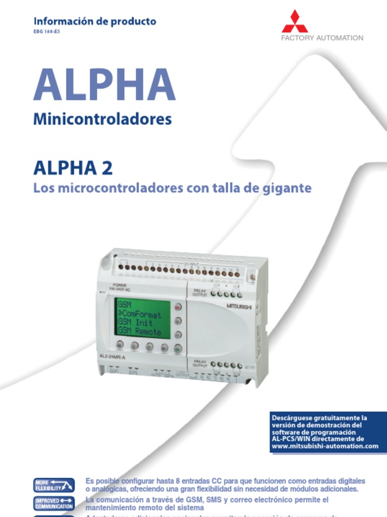 Controladores ALPHA 2 de Mitsubishi | PDF | Programa de computadora ...