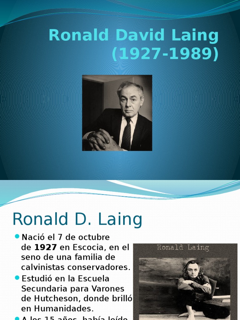 Ronald David Laing | PDF | Esquizofrenia | Medicina