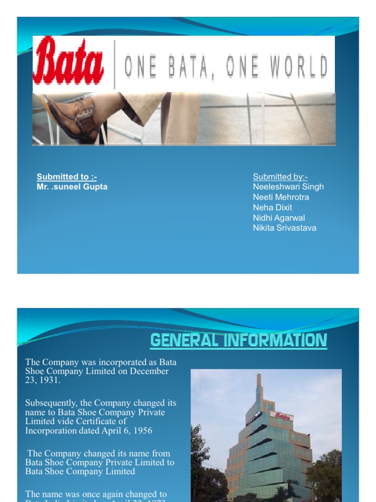 Bata Company Profile and Repositioning | PDF | Shoe | Retail