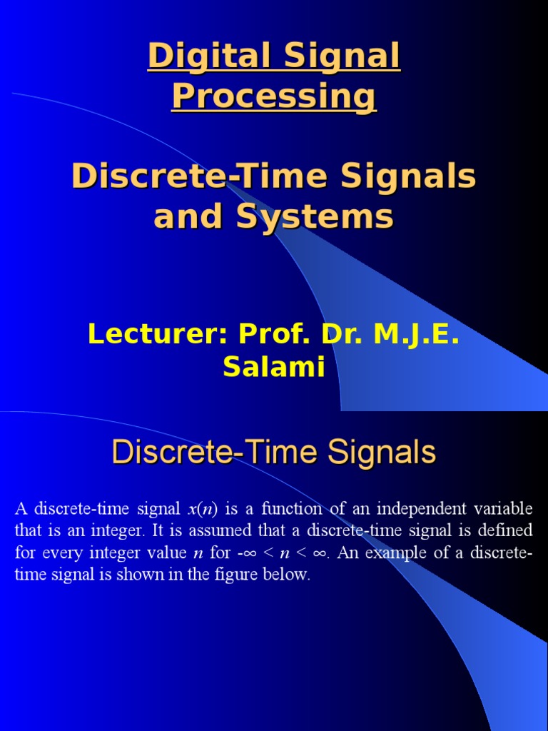 Discrete - Time System and Analysis | PDF | Recurrence Relation | Convolution