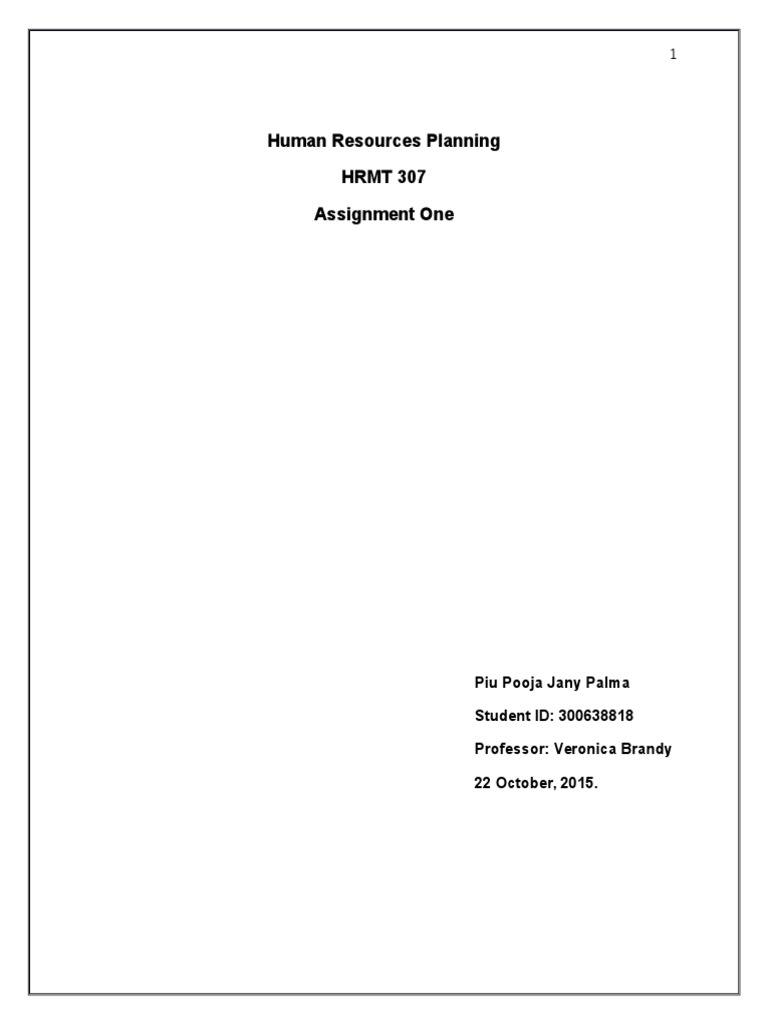 Job Analysis Assignment | PDF | Human Resources | Employment