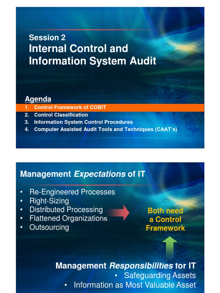2. Internal Control and is Audit | Cobit | Audit