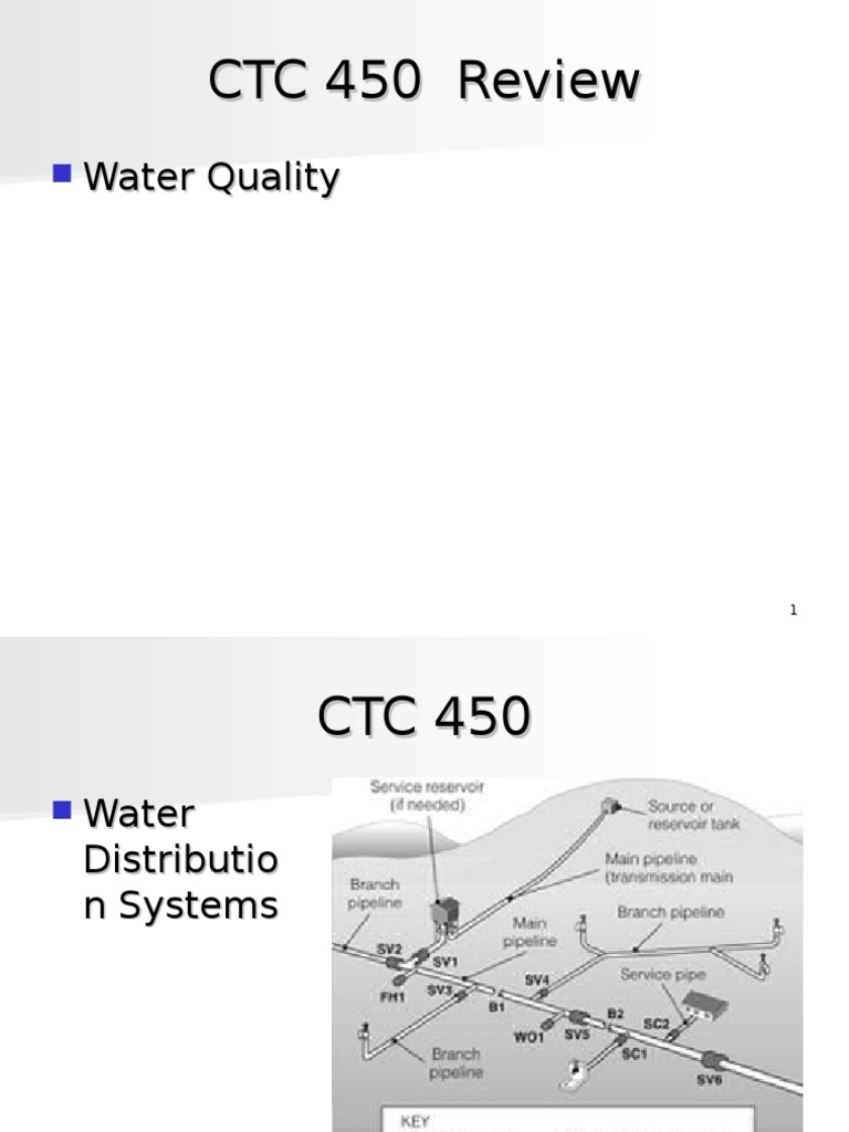 Water Distribution System Overview | PDF