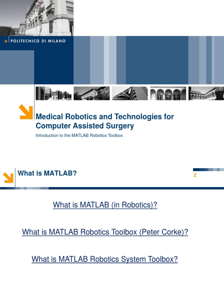 Introduction To Matlab Robotics Toolbox | PDF | Matlab | Scalar (Mathematics)