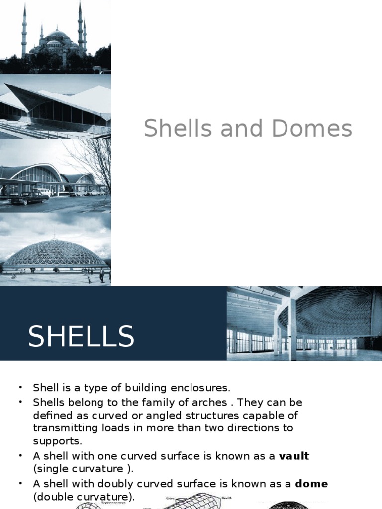 Shells and Domes Sec 201 | PDF | Architectural Design | Architecture