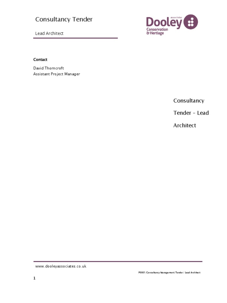 Manchester Cathedral West End Development - Lead Architect Tender ...