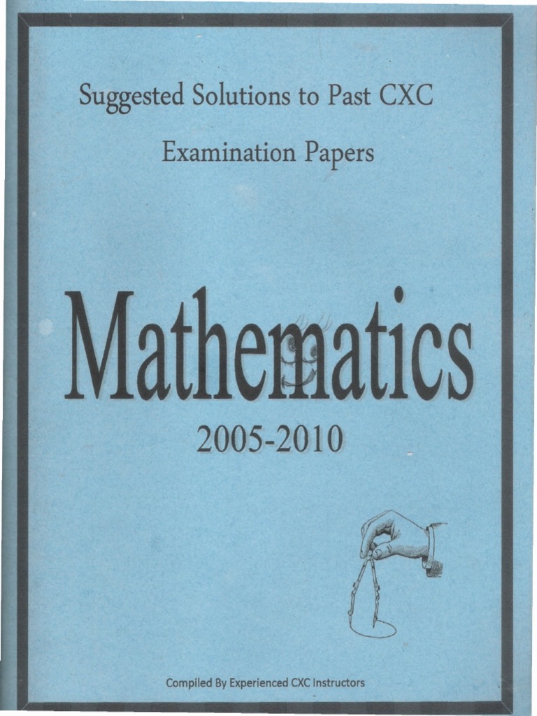 2005 Maths CXC Solutions | PDF | Teaching Methods & Materials