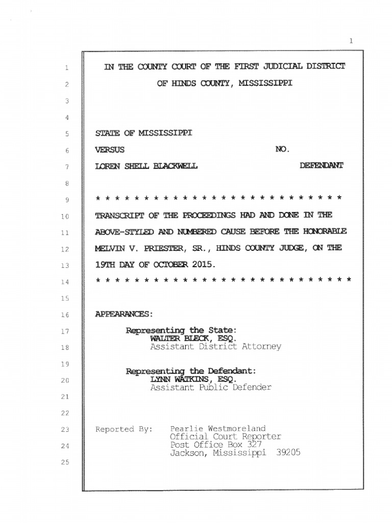 Kendrick Murder Prelim Hearing Transcript | PDF