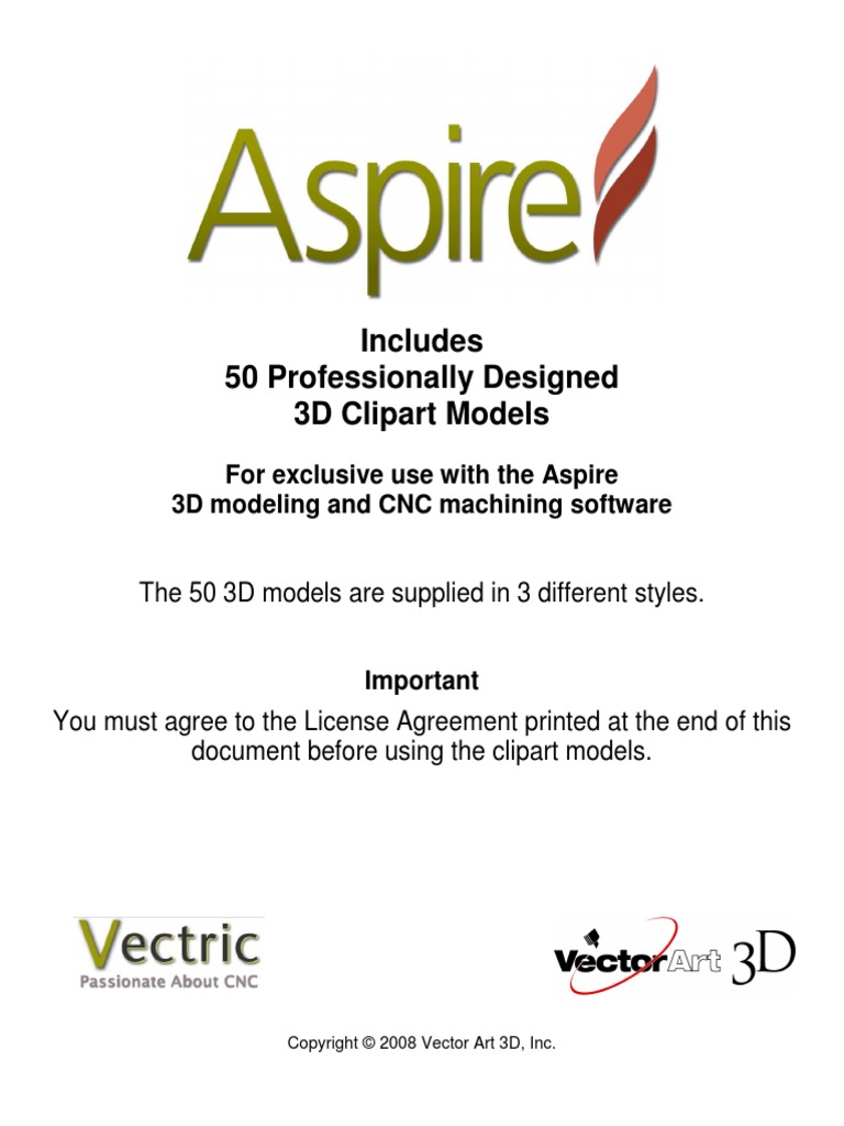 Vector Art 3D Clipart | PDF | 3 D Modeling | Copyright