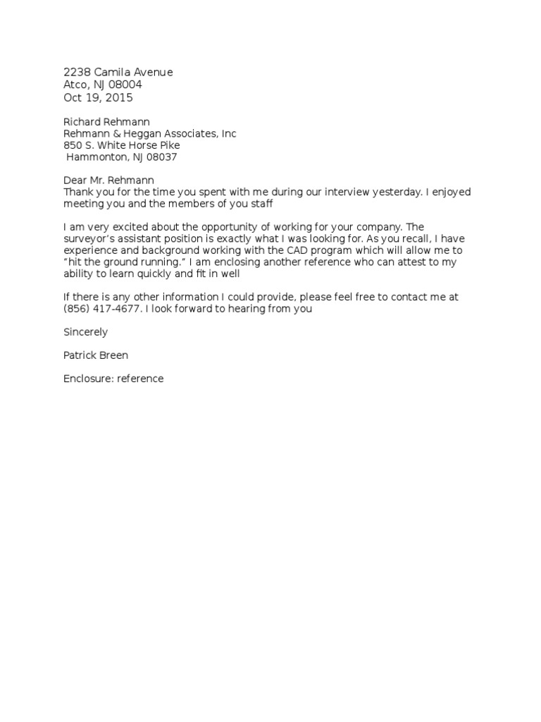 Surveyor Assistant Follow-Up | PDF