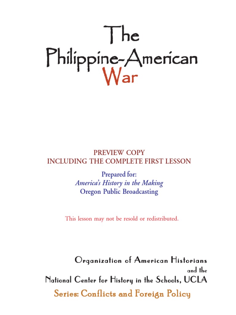 Philippine War With America | PDF