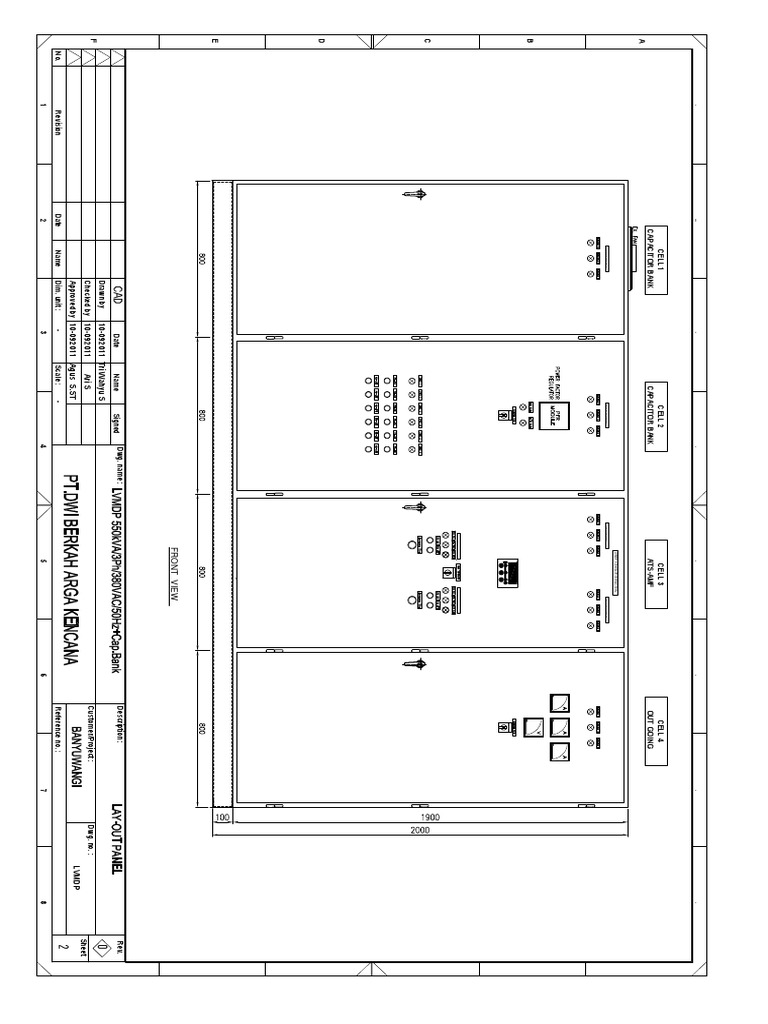 Wiring Control LVMDP Banyuawangi Wiring | PDF
