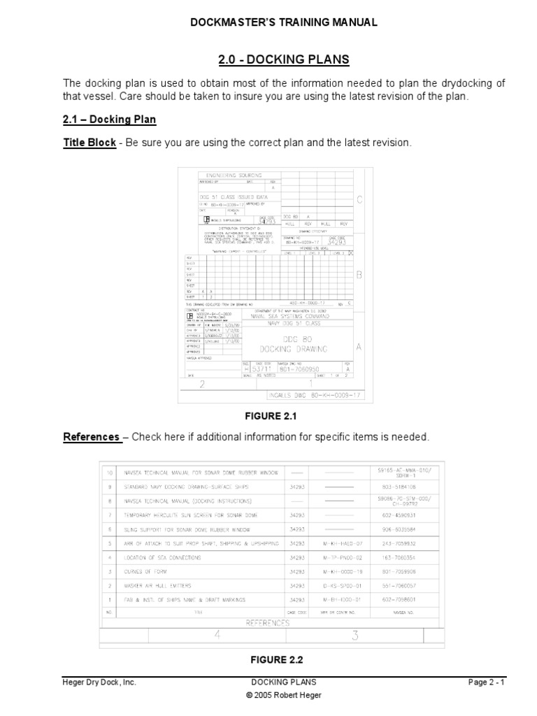 2.0 Docking Plans | PDF | Hull (Watercraft) | Ships