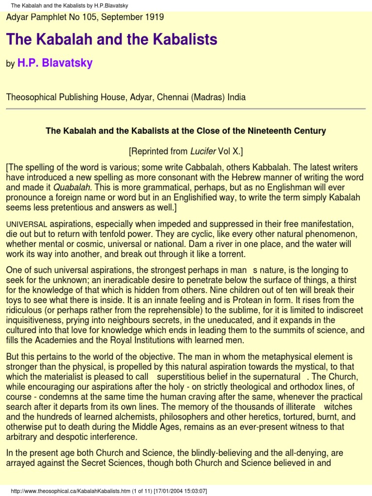 Kabalah's Influence on Religion | PDF | Kabbalah | Torah