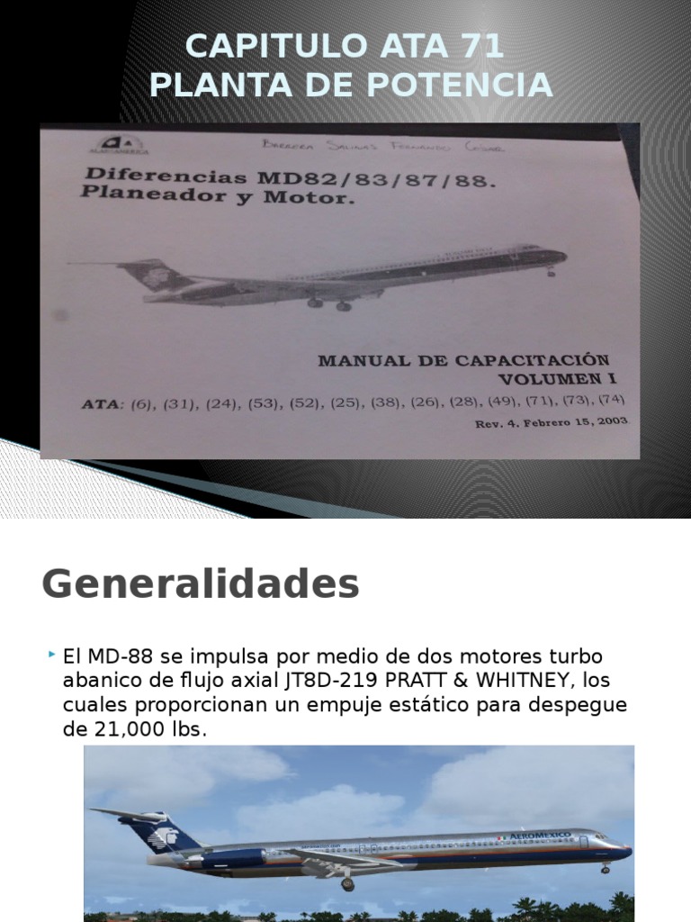 Capitulo ATA 71 Planta de Potencia | PDF | Tecnología