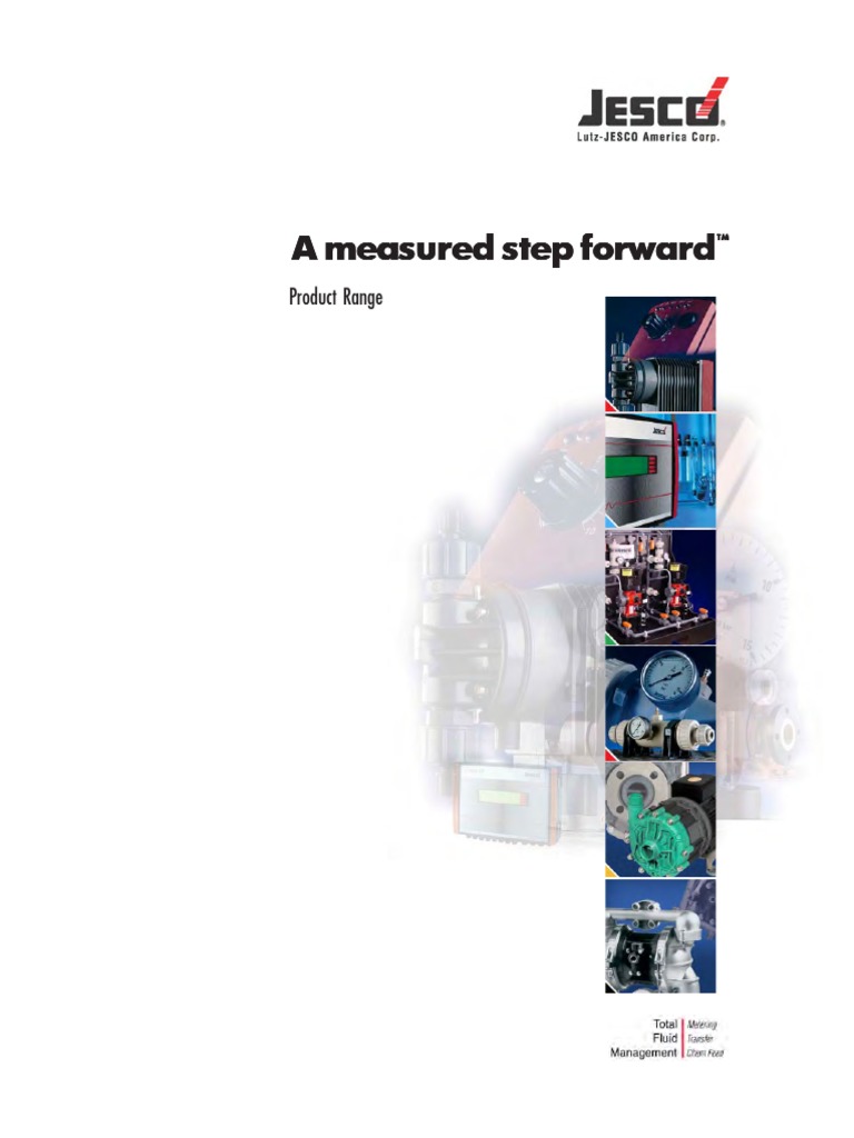 JESCO Product Range 48 2007 | PDF | Pump | Valve