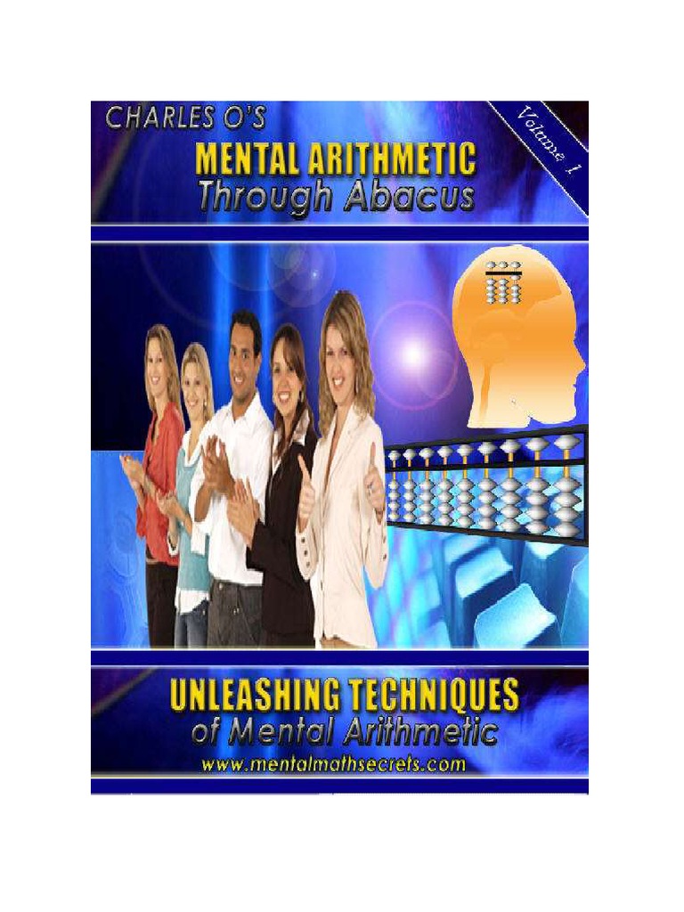 Mental Arithmetic Abacus | PDF | Subtraction | Hand