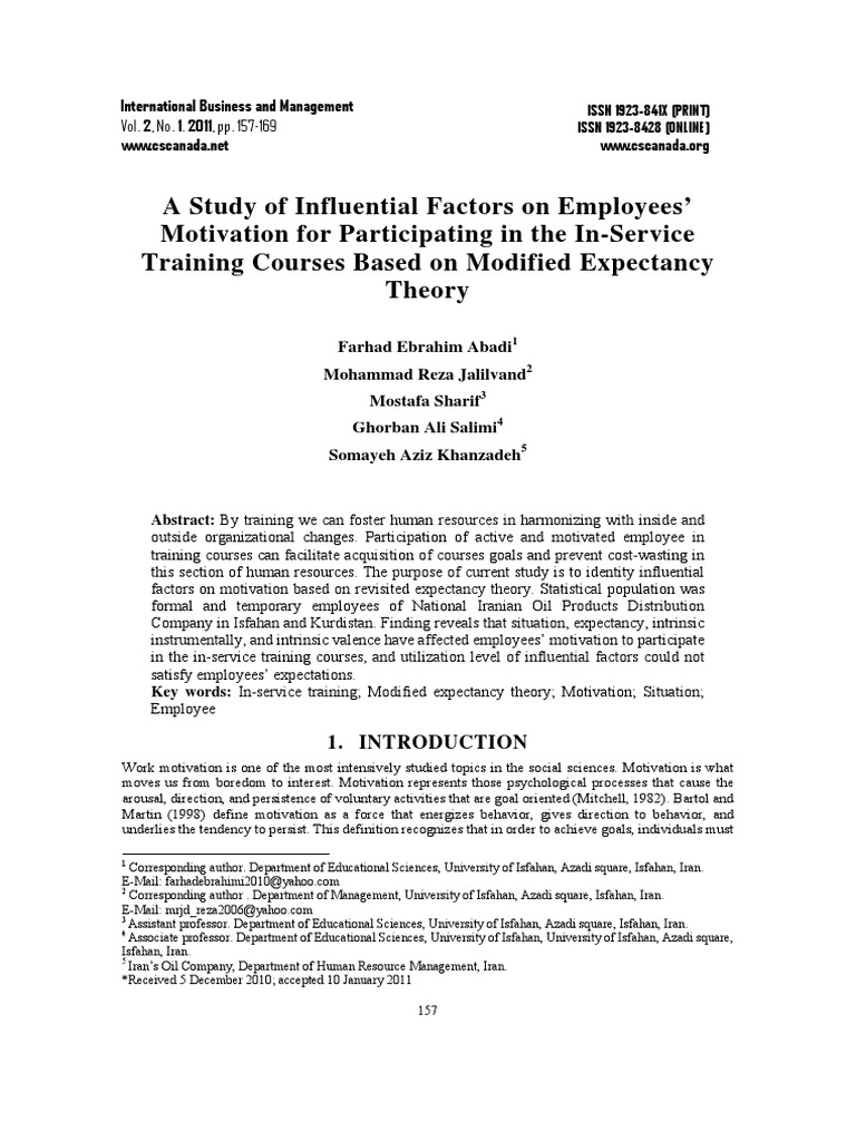 Theory On Employee Motivation | PDF | Motivation | Motivational