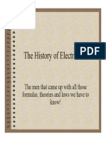 Electronics History Timeline | PDF | Electricity | Electromagnetism