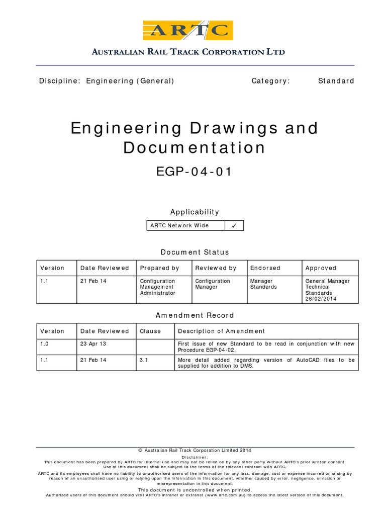 Egp 04 01 | PDF | Track (Rail Transport) | Technical Drawing