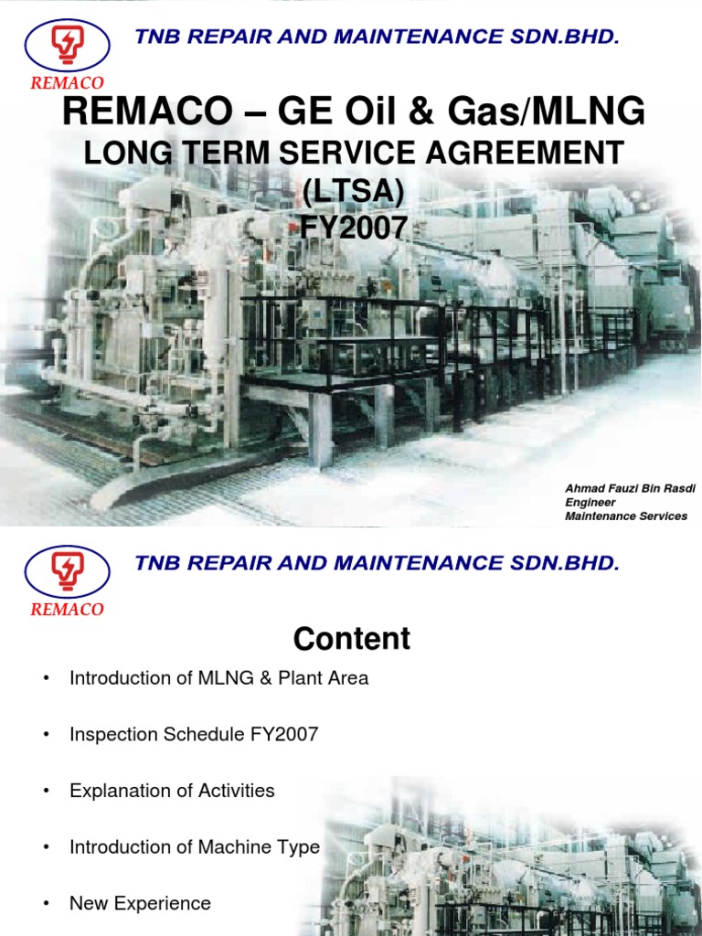 MLNG Presentation | PDF | Gas Turbine | Gas Compressor