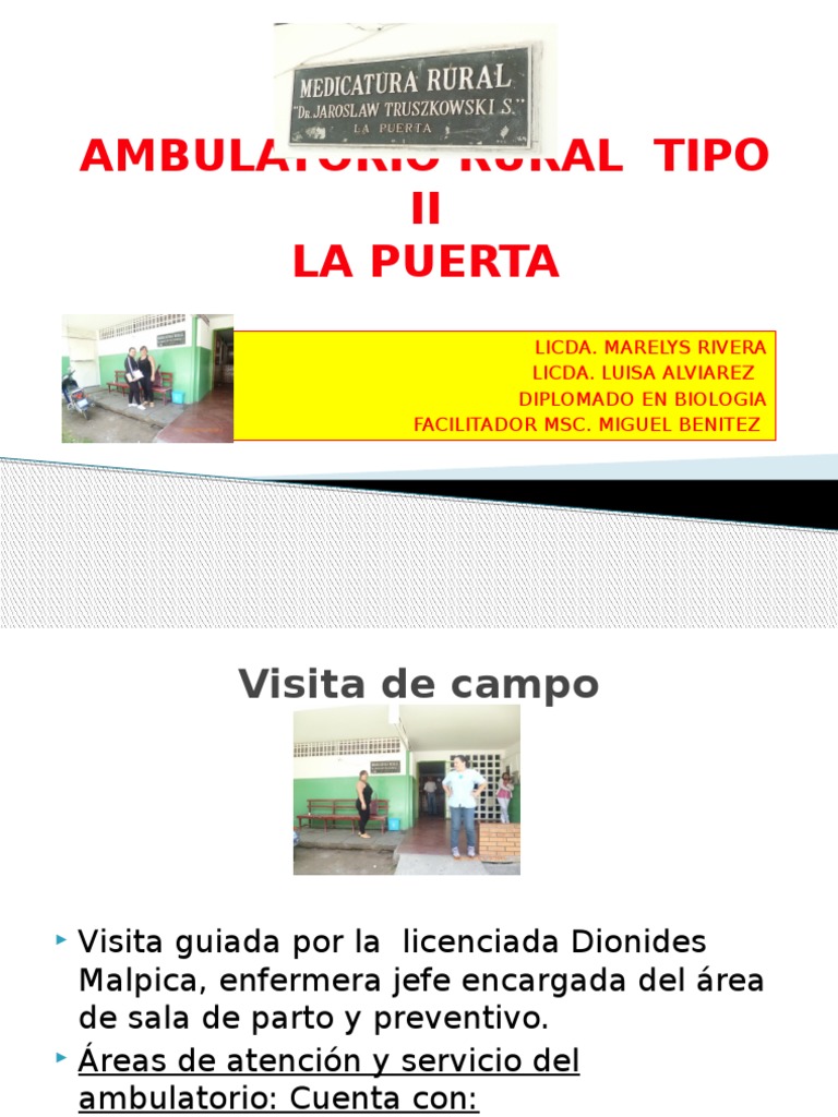 Ambulatorio Rural Tipo II | PDF | Cuidado de la salud | Enfermedades y ...