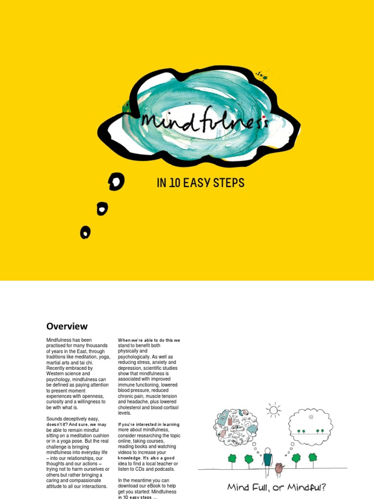 Mindfulness in 10 Easy Steps | PDF | Mindfulness | Breathing