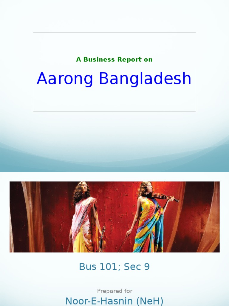 Main Powerpoint Slide of Aarong Bangladesh | PDF | Clothing | Retail