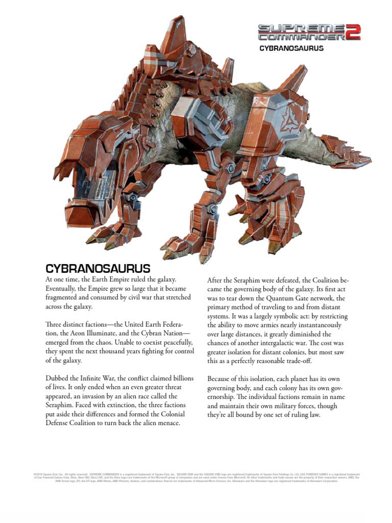 SC2 PaperCraft: Cybranosaurus | PDF | Advanced Micro Devices | Patent