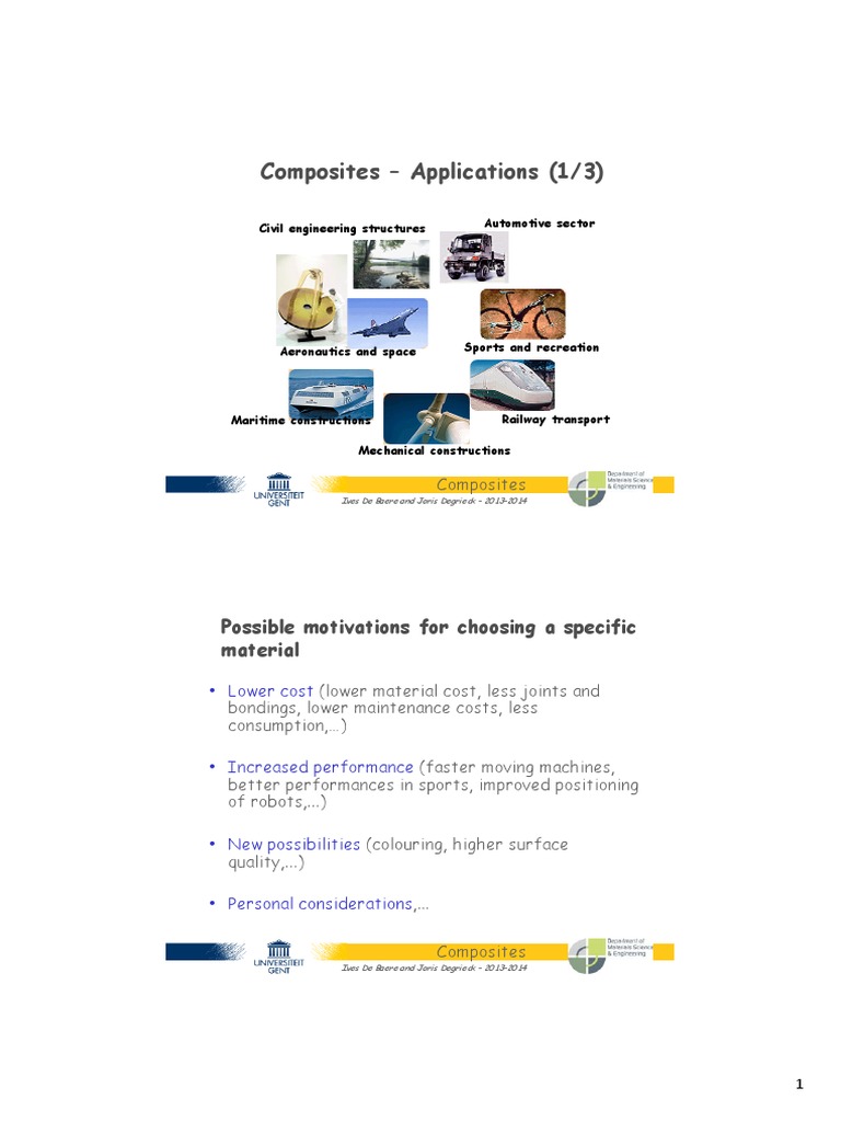 D Applications 1of3 Composites | PDF | Composite Material | Rocket