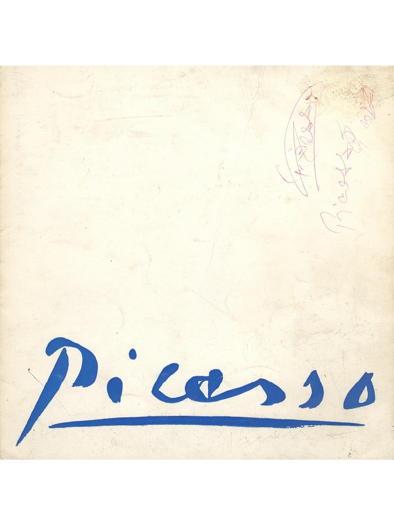 Pablo Picasso Katalog Izložbe 1967 U Umjetničkom Paviljonu U Zagrebu