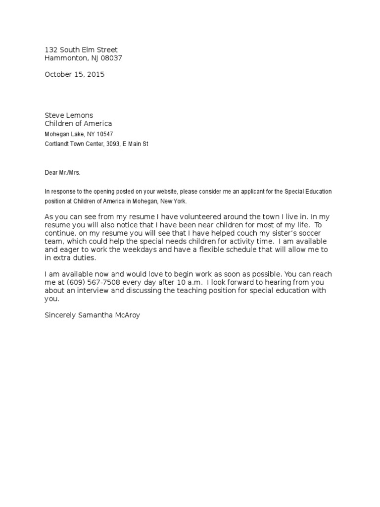 Bussiness Letter Sam | PDF
