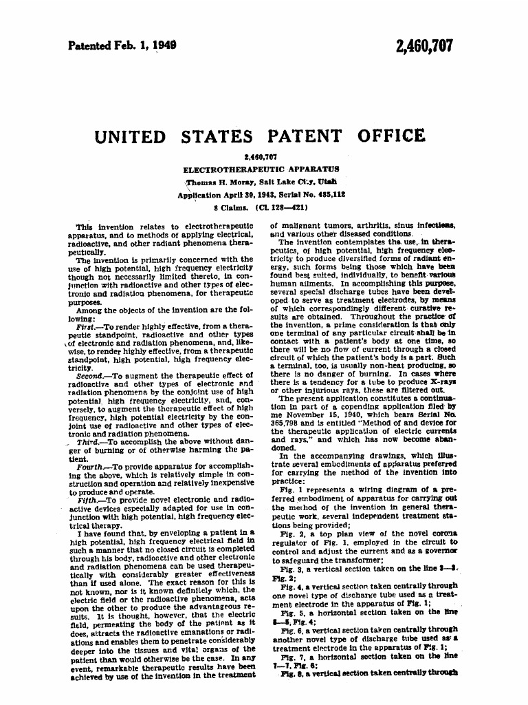 T.h.moray Patent 02460707 | PDF
