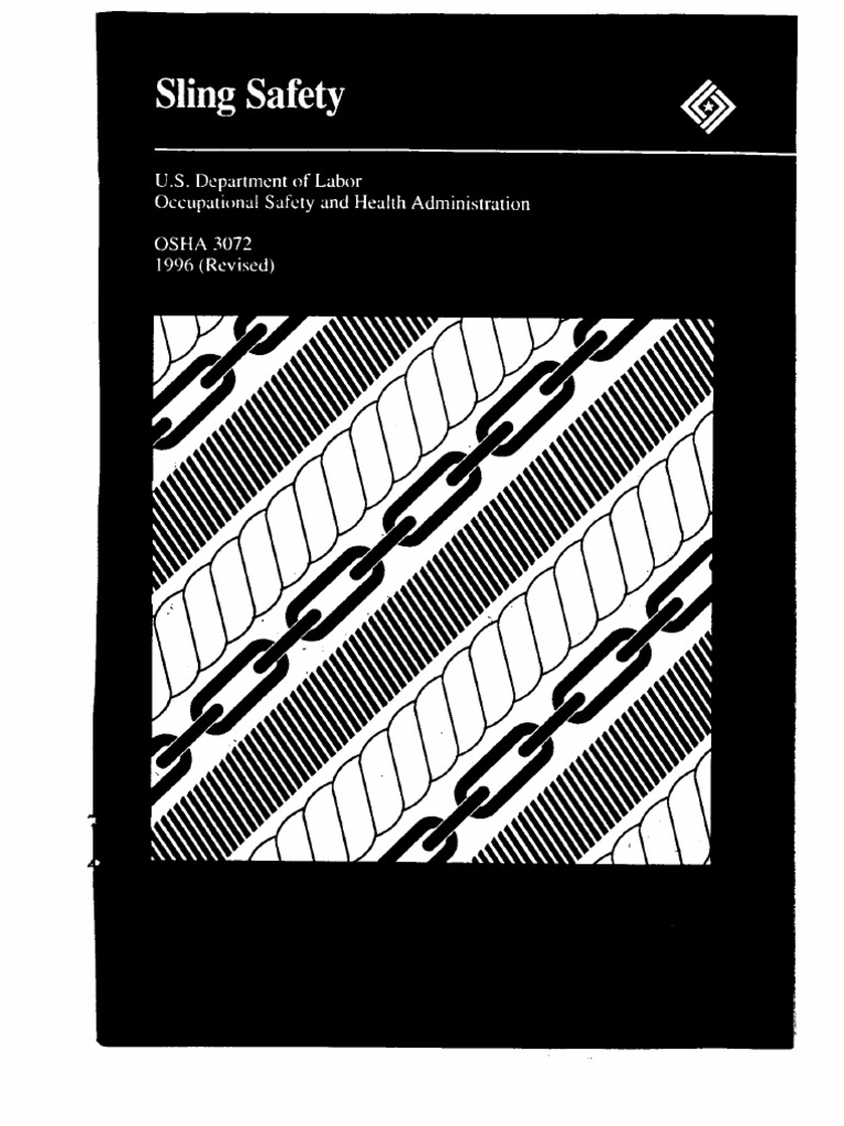 OSHA 3072 - Sling Safety | PDF