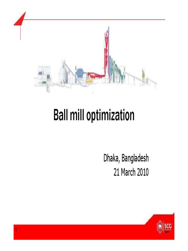 Ball Mill Audit and Optimization | PDF | Mill (Grinding) | Particle ...