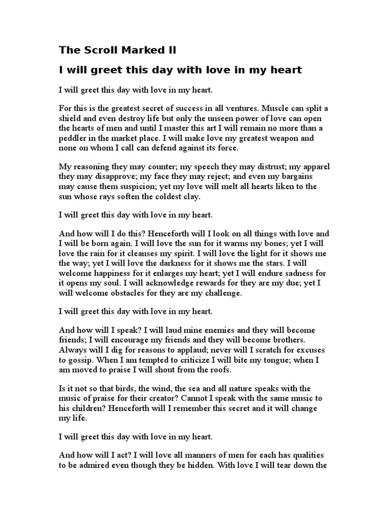 The Scroll Marked II | PDF