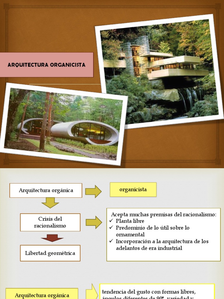 El Organicismo | PDF | Medios de arte | Diseño arquitectonico