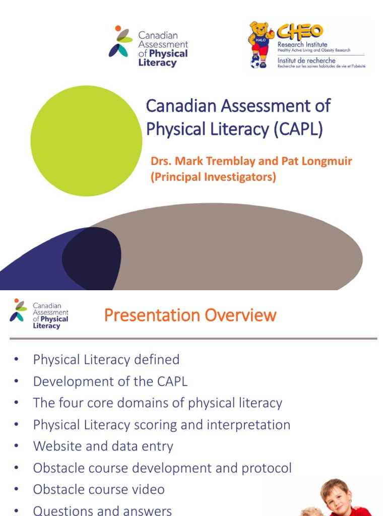 Canadian Assessment of Physical Literacy (CAPL) | PDF | Literacy ...