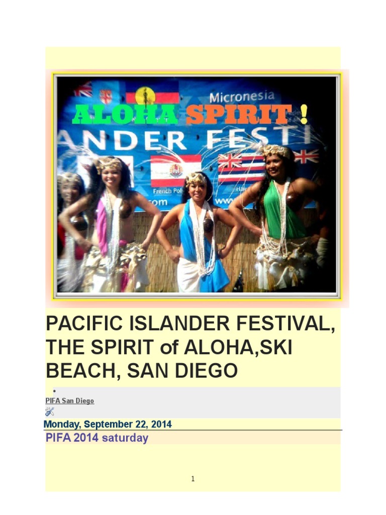 Pacific Islander Festival Part2 | PDF | The Gospel | Jesus