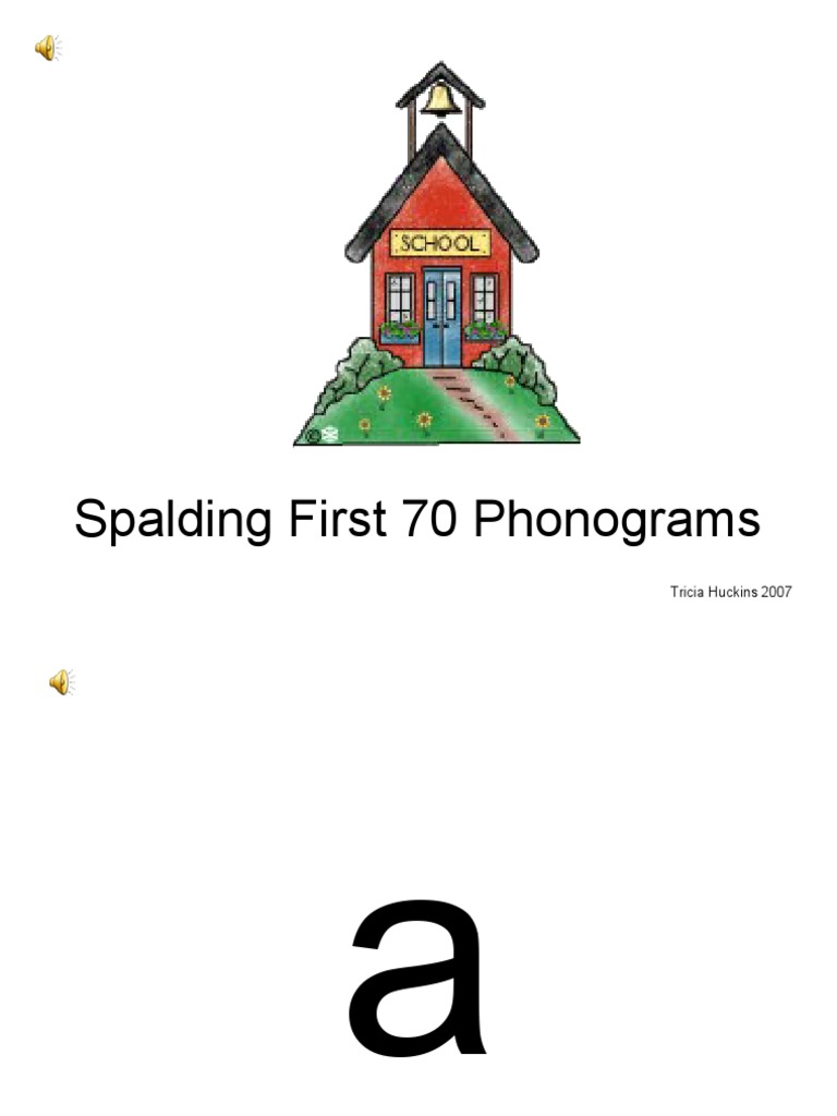Spalding's First 70 Phonograms List | PDF