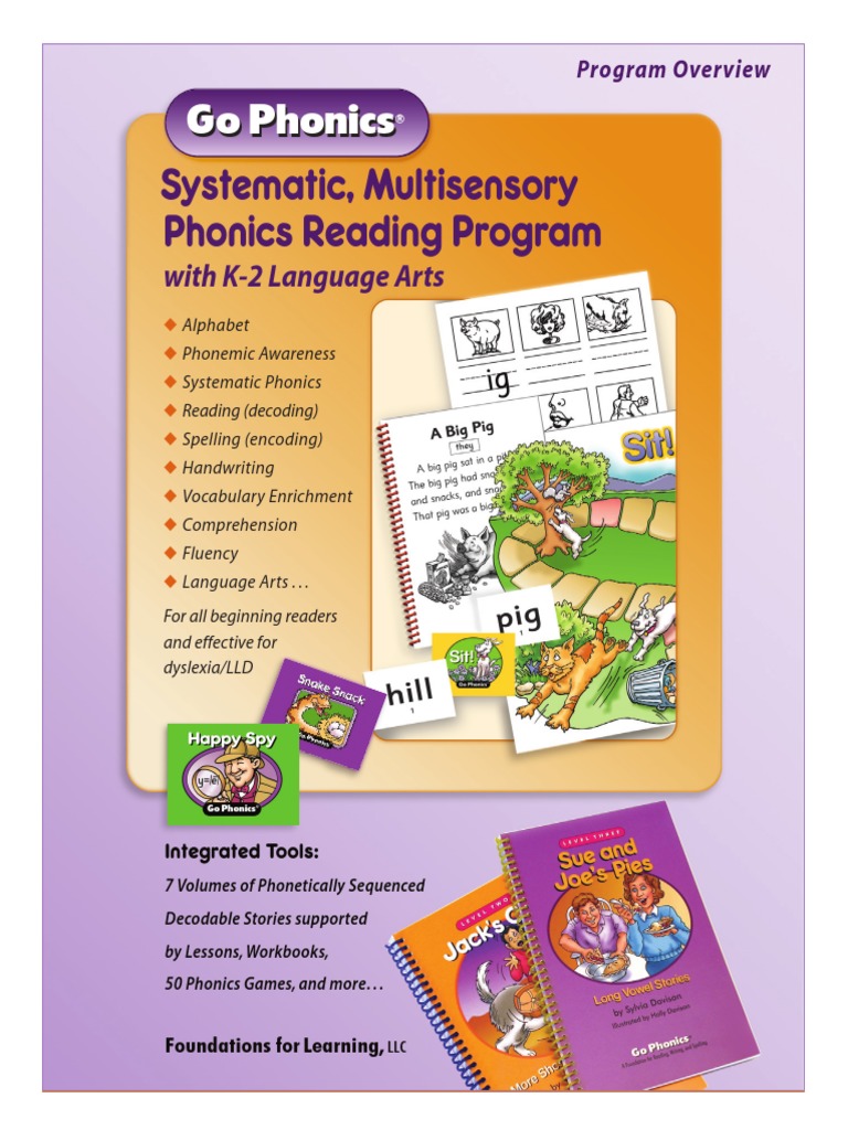 Go Phonics-Lesson Samples | PDF | Phonics | Reading Comprehension