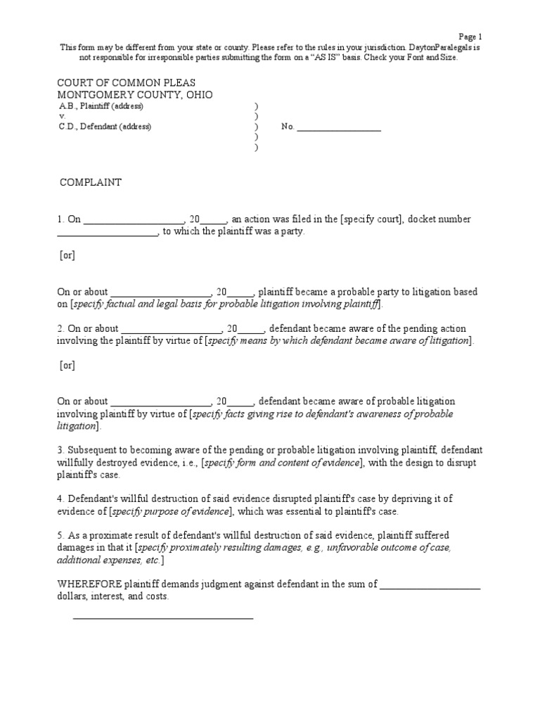 Civil Litigation | Lawsuit | Tort