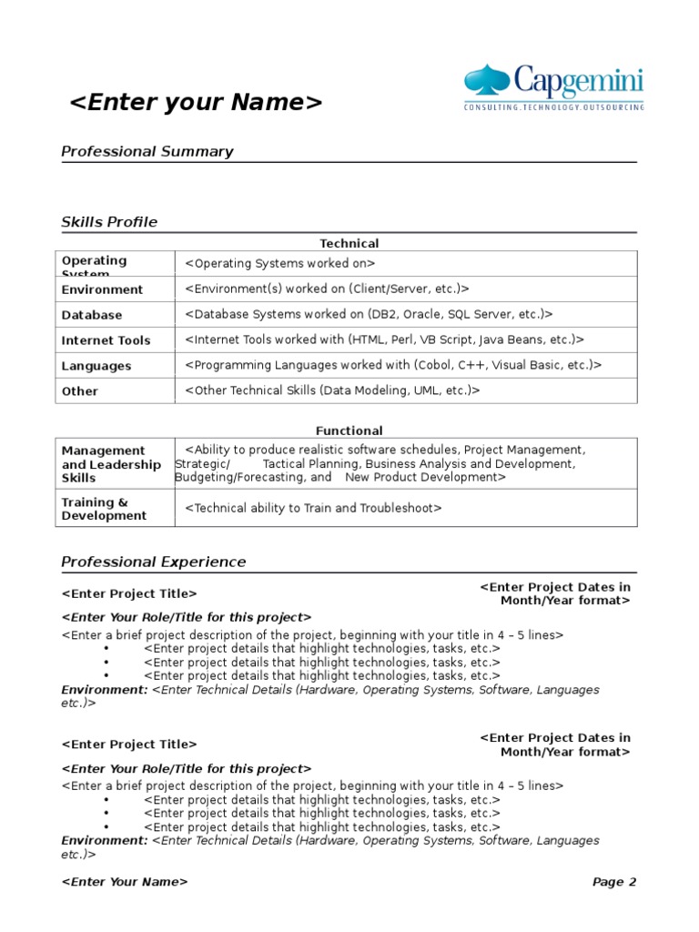 Professional Summary | PDF | Ibm Db2 | Databases