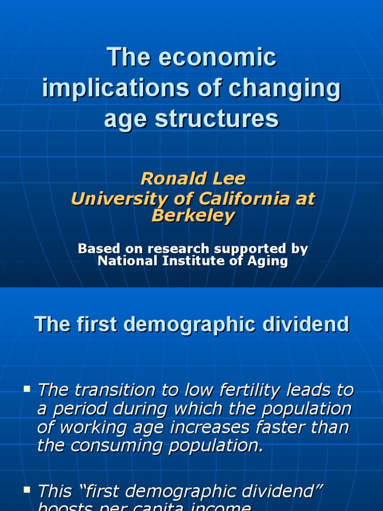 Demographic Dividend Window of Opportunity | PDF | Population Ageing ...
